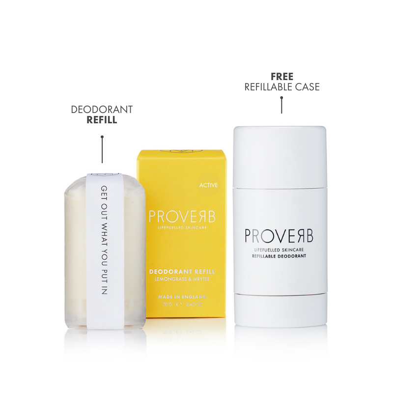 Single Refillable Deodorant STARTER SET – Proverb