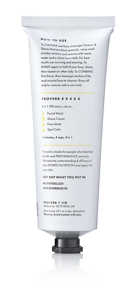 Cleanse & Shave Nutrient Mud - Face Cleanser | Proverb