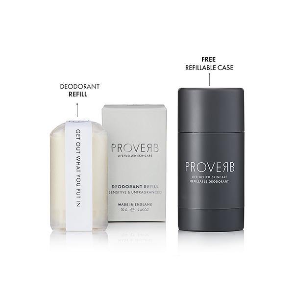 Single Refillable Deodorant STARTER SET – Proverb