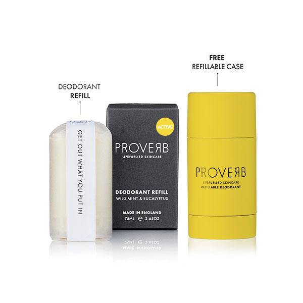 Single Refillable Deodorant STARTER SET – Proverb